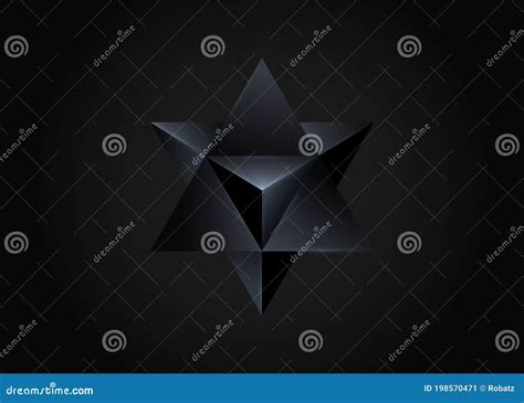 Tetrahedron Icon Thin Linear Tetrahedron Outline Icon Isolated On White Background From