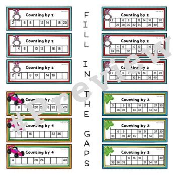 Missing Number Task Cards By MyBrightClassroom TPT
