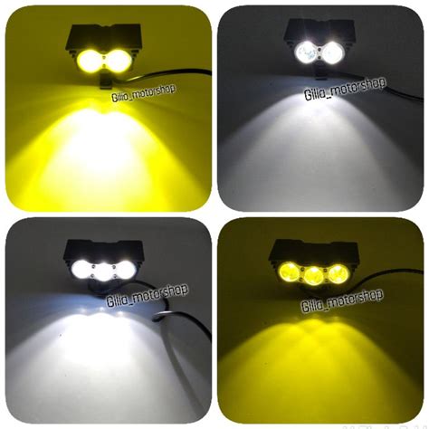 Jual Lampu Tembak Owl Mata Elang Mata Watt Led White Yellow Universal Lampu Motor Sorot