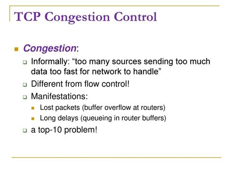 Chapter 6 Tcp Congestion Control Ppt Download