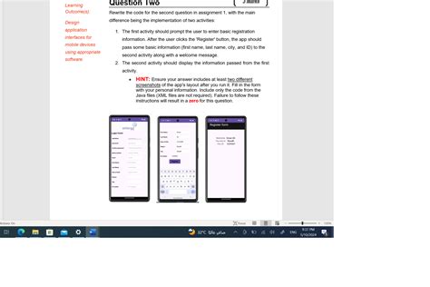Solved Using AppropriateQuestion TwoRewrite The Code For The Chegg