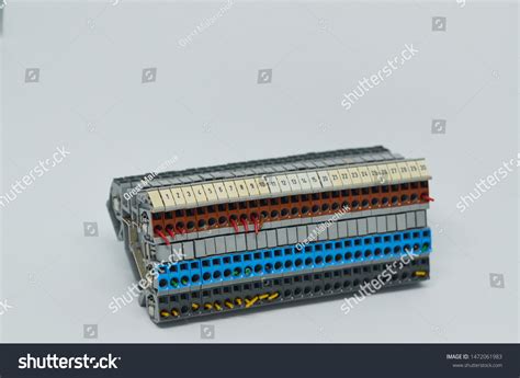 Different Electrical Connector Blocks Isolated On Stock Photo Shutterstock