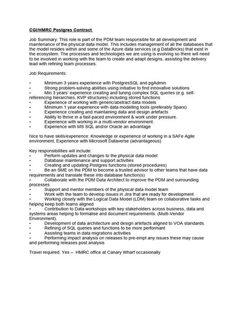Postgres Contract Pdf Databases Postgre Sql