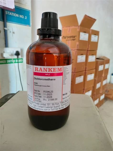 Rankem Hplc Dichloromethane For Laboratory Packaging Size 1 L At ₹ 630 Kg In Ahmedabad