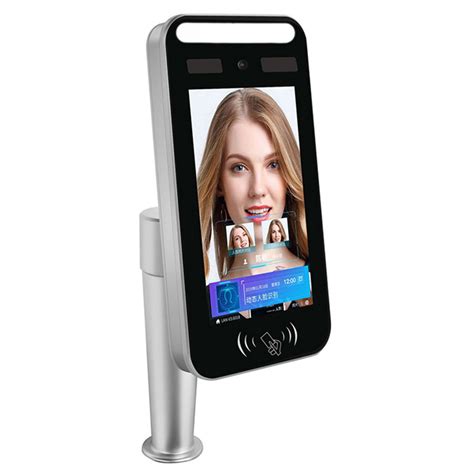 Binocular Face Recognition Walk Through Temperature Scanner Smart Attendance Machine