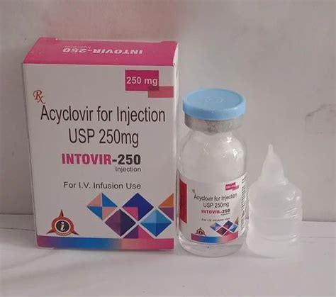250mg Acyclovir For Injection Uspintovir 250 For Clinical At ₹ 398