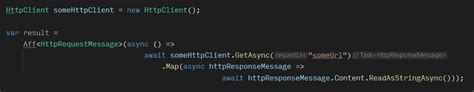 aff and the correct way to do async await pattern functionally