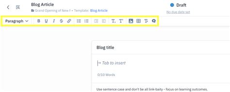 Formatting Your Items In Content Workflow Bynder Support