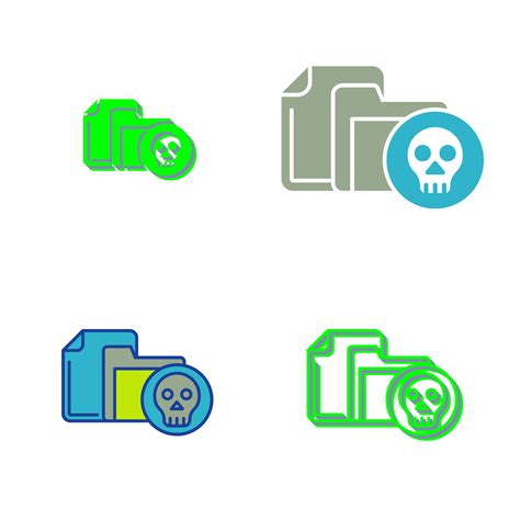 Infected File Vector Icon 29604395 Vector Art At Vecteezy