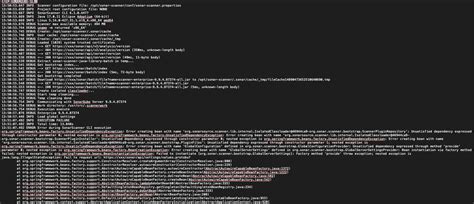 sonar scanner timeout on sonar api settings values protobuf endpoint