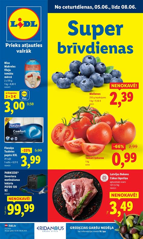 Lidl Akcijas Un Piedāvājumi Nedēļas Bukleti Visibukleti Lv