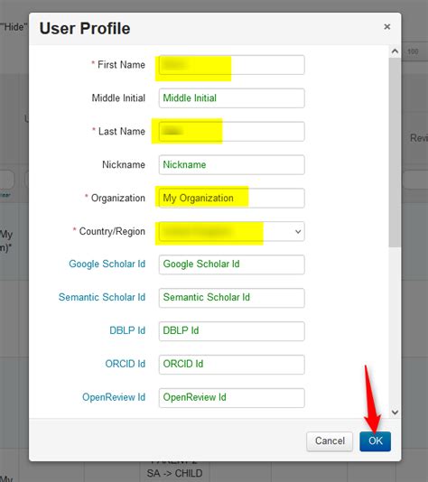 HOW TO Modify Your Profile Microsoft Conference Management Toolkit Documentation