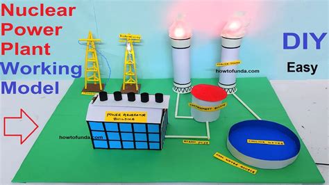 Nuclear Power Plant Working Model Making Simple Diy Science Project