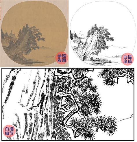 白描山水小品 山水小品 第22页 大山谷图库
