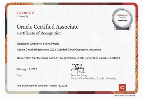 Gudibandi Chaitanya Simha Reddy On Linkedin Certified Cloud Operations