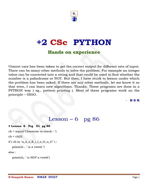 Python Programming Exercises Guide Pdf Computing Computer Science