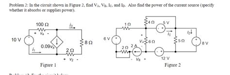 solved problem 2 in the circuit shown in figure 2 find