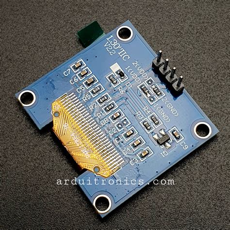 จอแสดงผล oled 128x64 แบบ i2c ขนาด 1 3 สีน้ำเงิน oled display i2c