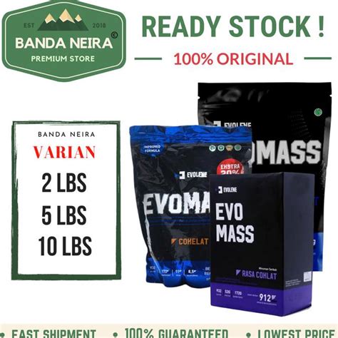 Jual Evolene Evomass Evo Mass Protein Shopee Indonesia