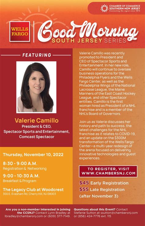 Good Morning South Jersey Featuring Valerie Camillo Event Registration
