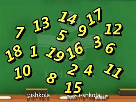 Считаем до 20 на чеченском - YouTube