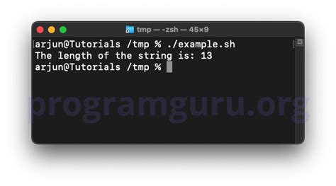 Bash String Length