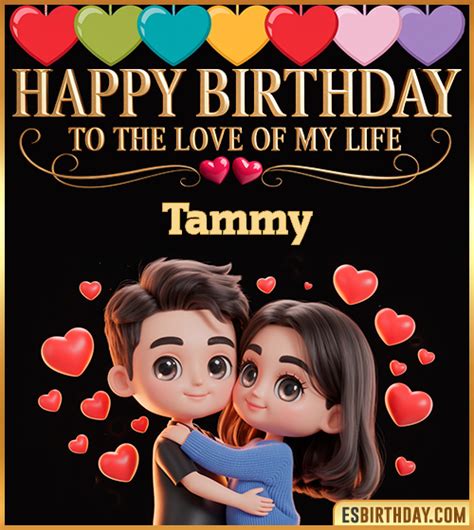 Happy Birthday Tammy  🎂 Animated Images Wishes And Music 【27 S】