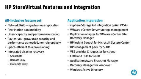 PPT HP StoreVirtual VSA PowerPoint Presentation Free Download ID 1775046