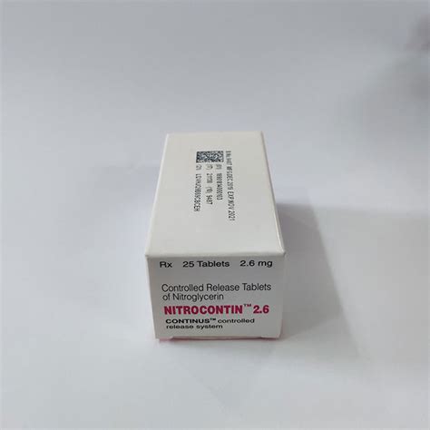 Thuốc Tim Mạch Nitrocontin 26mg Chai 25 Viên Nhà Thuốc An Bình