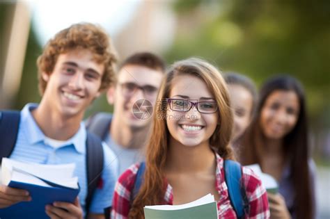 微笑的学生高清图片下载 正版图片600244860 摄图网