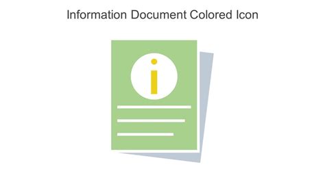 Information Document Colored Icon In Powerpoint Pptx Png And Editable