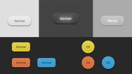 Exquisite Web UI Highlight Buttons Set PSD CSS Vector For Free Download FreeImages