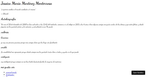 Blog Personal Codesandbox