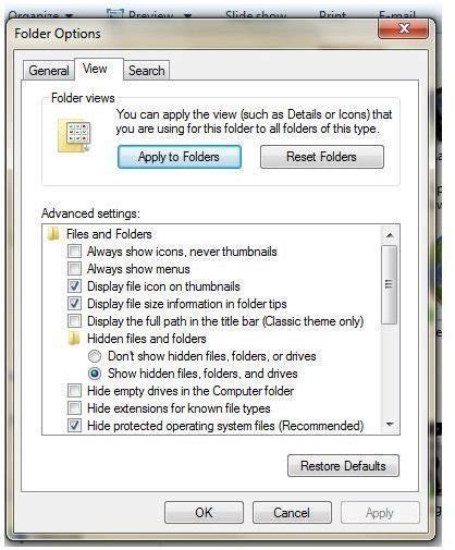How To Really” Hide Files In Windows 7 Using Dos Attrib Command