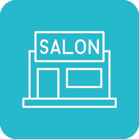 Saloon Line Round Corner Background Icons 14810855 Vector Art At Vecteezy