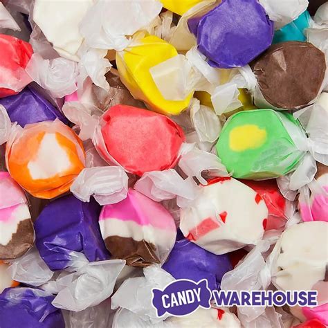 Assorted Salt Water Taffy Candy 3lb Bag Candy Warehouse