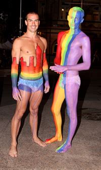 Gay Festival Bodypaint Bodyartist Bodypainter Eva Rinaldi Human