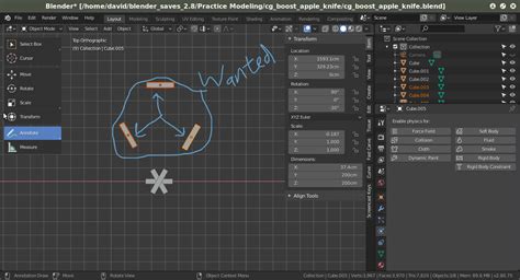 Objects Move Items Equally From Each Other Centre Angles Blender