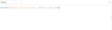 Create Flight Route Map In Tableau Part Buffer Calculation And Application The Data Babe
