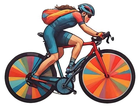 Premium Vector Women On Cycle Logo Illustration Premium Vector Women On Cycle Logo Illustration
