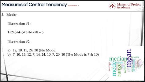 Measures Of Central Tendency Mean Median And Mode