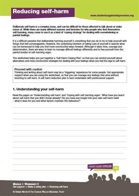 Therapy Worksheets Cbt Worksheets Trust Mental Health Worksheets