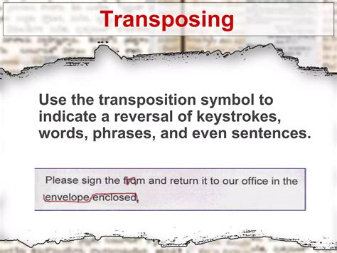 How 12 Proofreading Symbolsppt