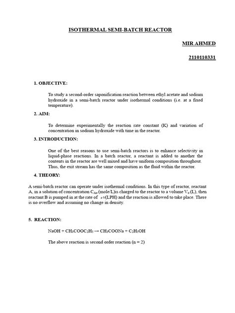 ex 2 semi batch mir ahmed download free pdf chemical reactor