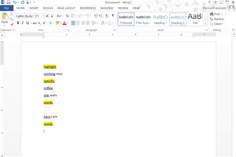 Vba Word Document Highlight Issues Stack Overflow