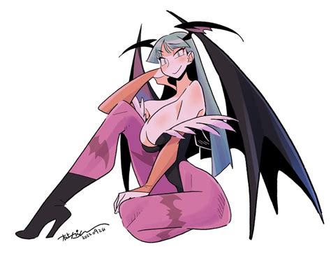 Morrigan Aensland Vampire Drawn By Callancallancoe Danbooru