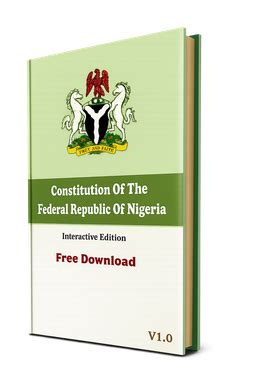 Download Nigerian Constitution As Amended Pdf For Desktop And Mobile