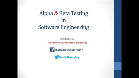 Difference Between Alpha And Beta Testing In Software Engineering