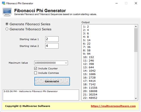 Fibonacci Phi Generator Download Free Windows Softpedia