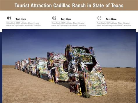 Tourist Attraction Cadillac Ranch In State Of Texas Ppt Powerpoint